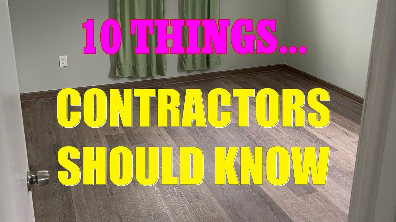 10 Business Tips For Contractors - YouTube