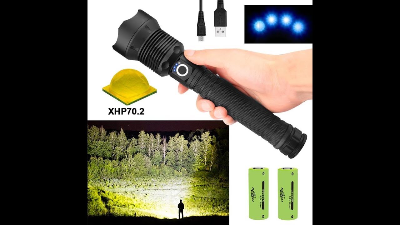XLamp xhp70.2 Most Powerful Led Flashlight - Outdoor & Tactpowerful ...