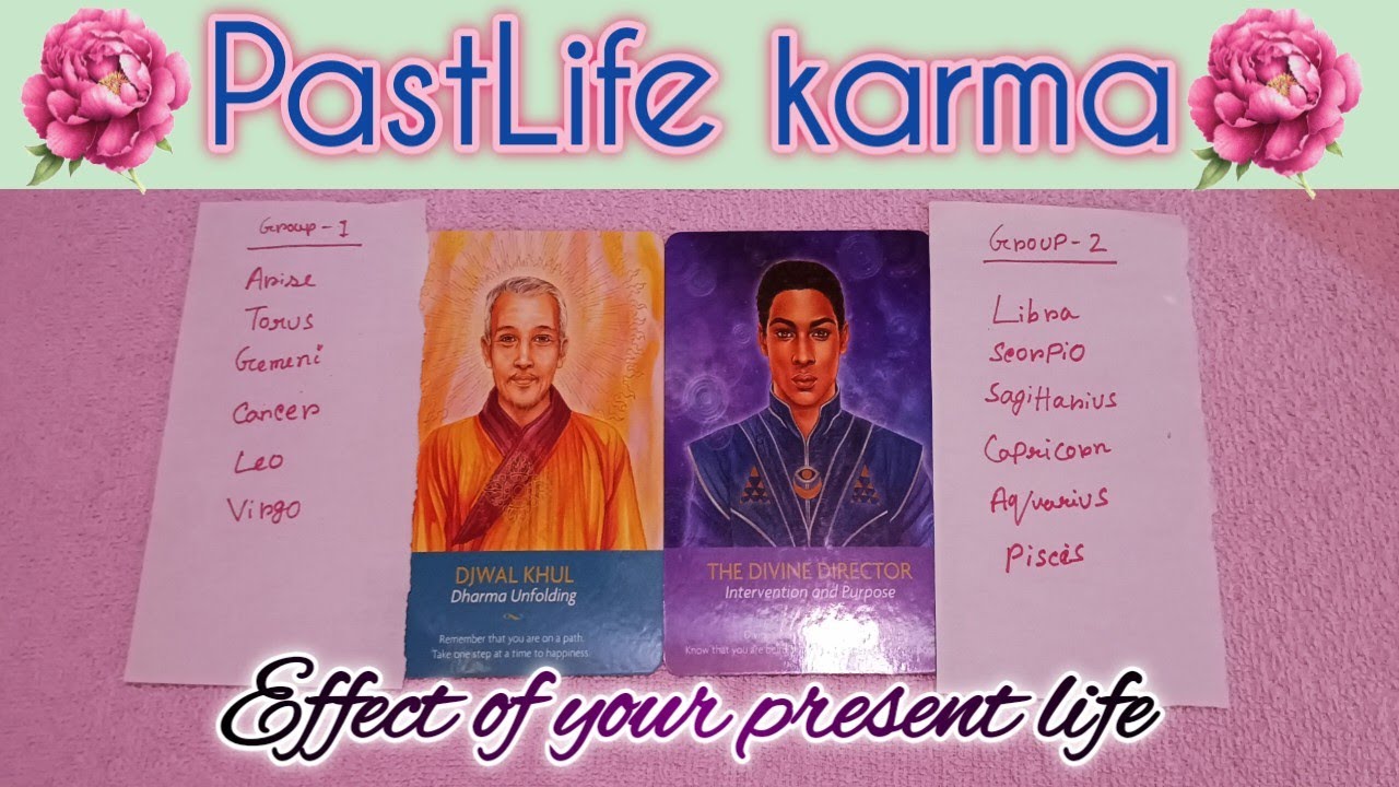 PastLife karma⭐ effect in your present life🧬 guidance psychic timeless ...
