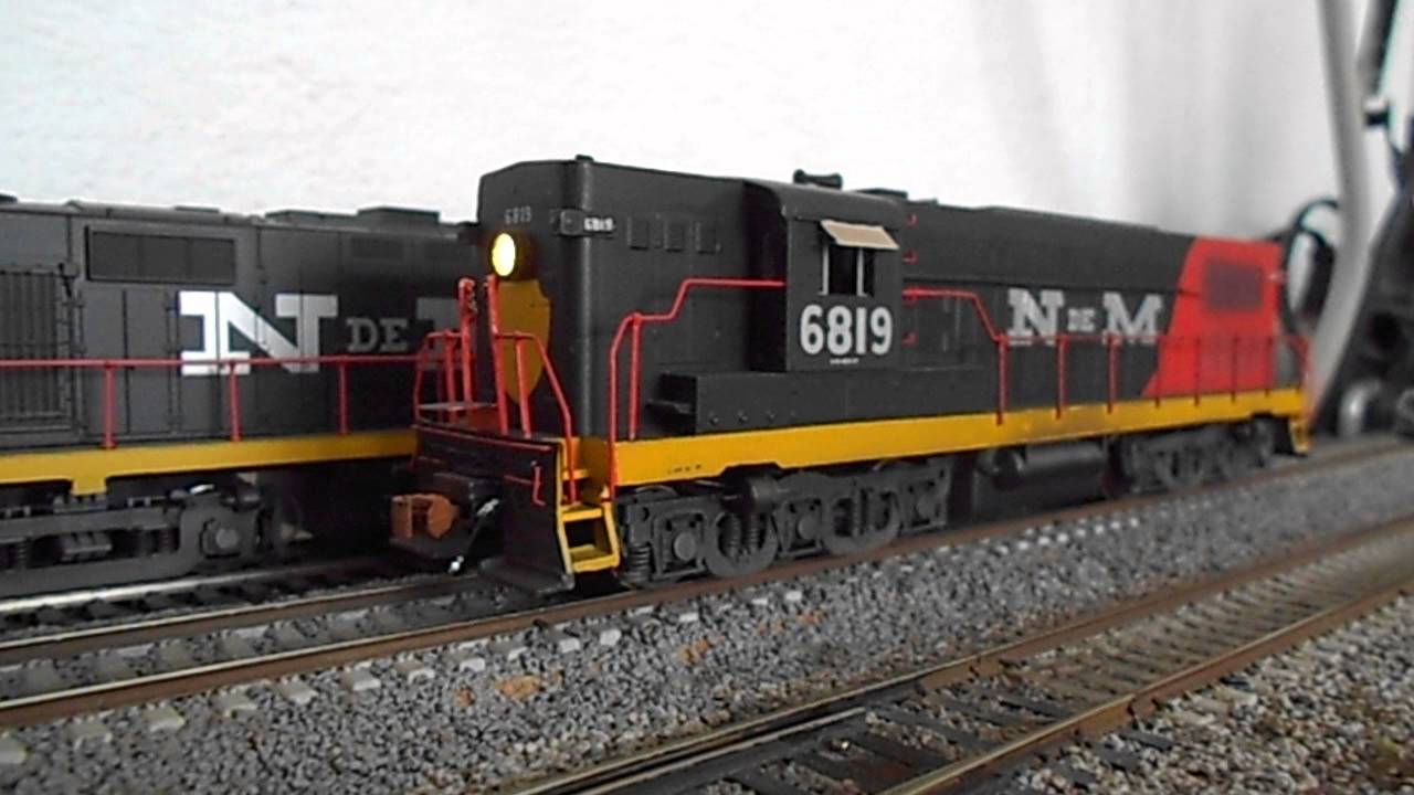 Baldwin AS616 HO NdeM 6819 en prueba - YouTube