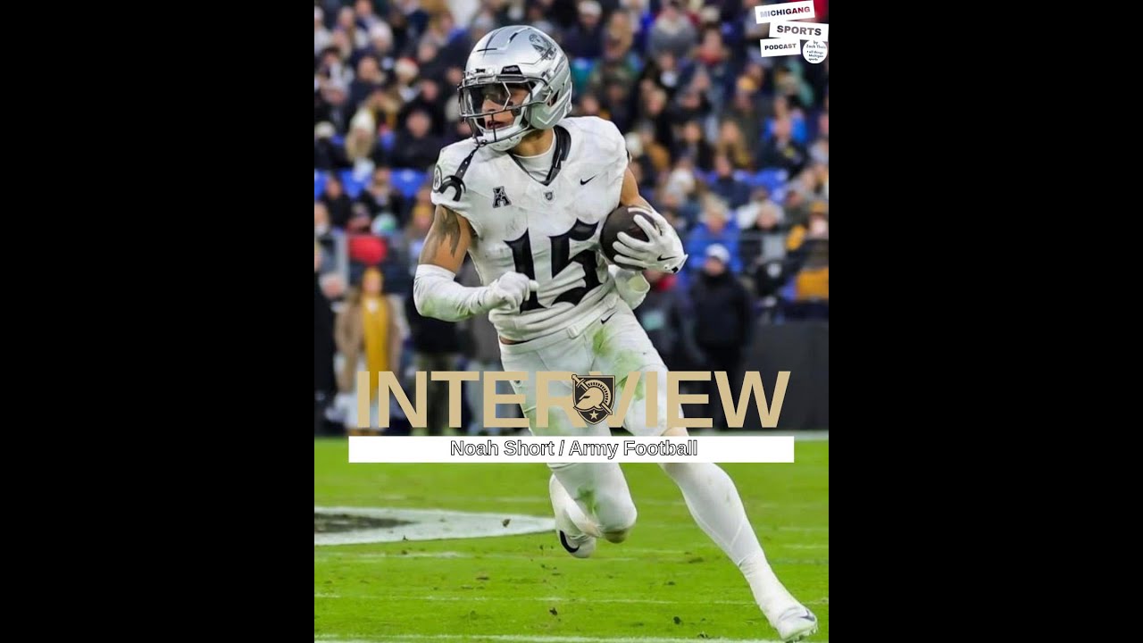 Interview with Army Football Slotback Noah Short: - YouTube