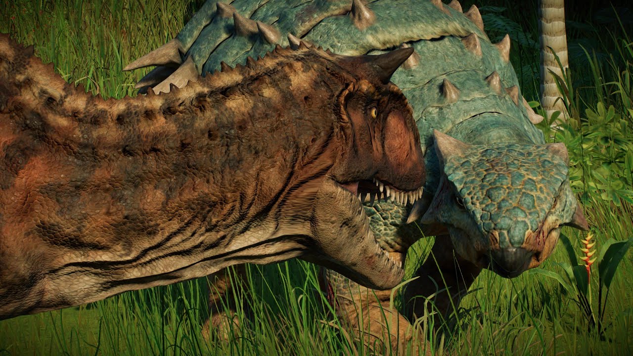 ANKYLOSAURUS (Bumpy) VS CARNOTAURUS (Toro): Camp Cretaceous - Jurassic ...