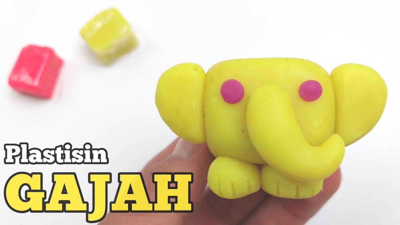 Cara Membuat Gajah Dari Plastisin | Kerajinan Dari Plastisin - YouTube
