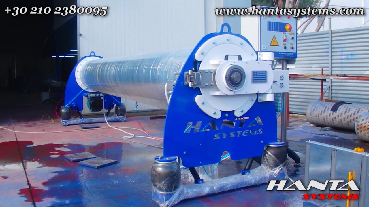 rug centrifuge and wet rug lifter - YouTube