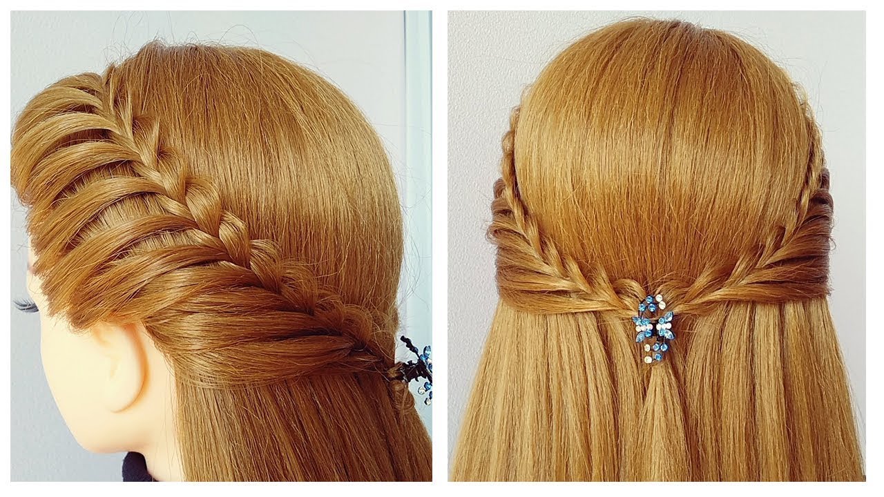 Beautiful and easy hairstyle - new simple open hairs style - YouTube