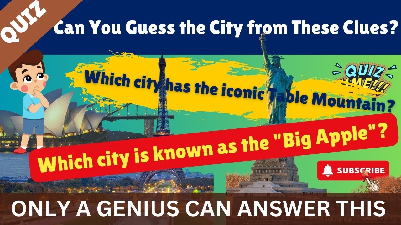 Can You Guess the City from These Clues? #youtube - YouTube