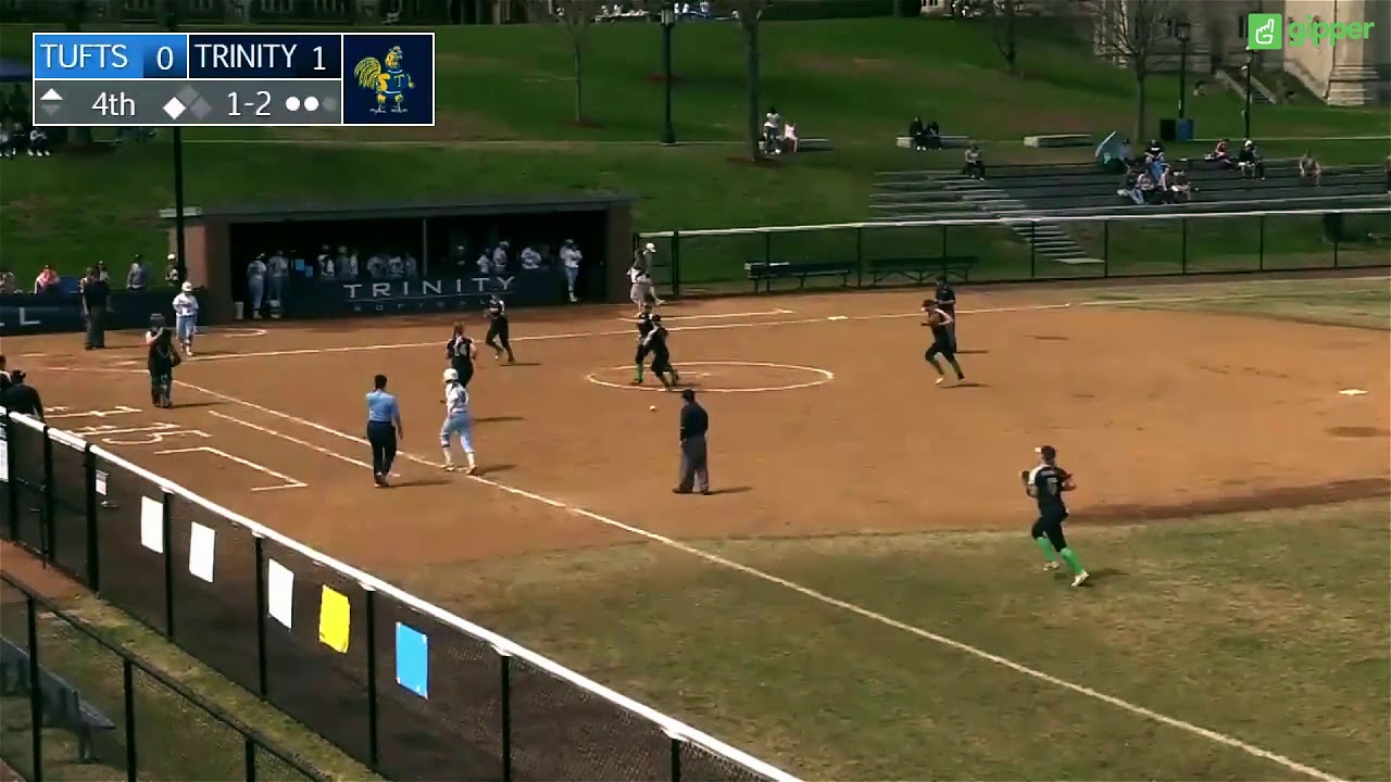 Trinity Softball vs Tufts Highlights 4/13/19 Game 1 - YouTube
