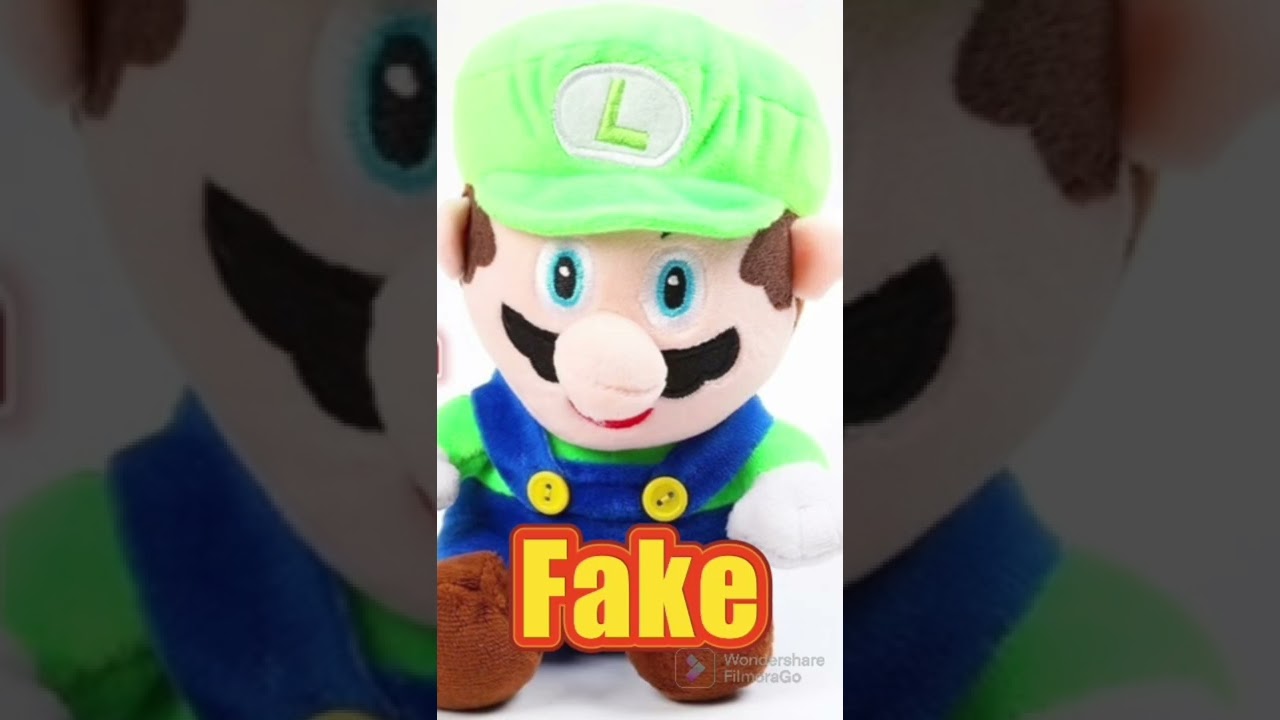Super Mario bro plushies real vs fake part one - YouTube
