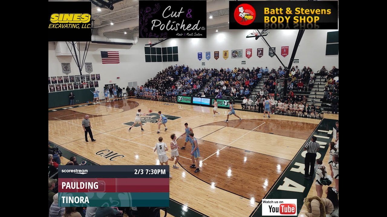 PAULDING vs TINORA boys Basketball Live Feed - YouTube