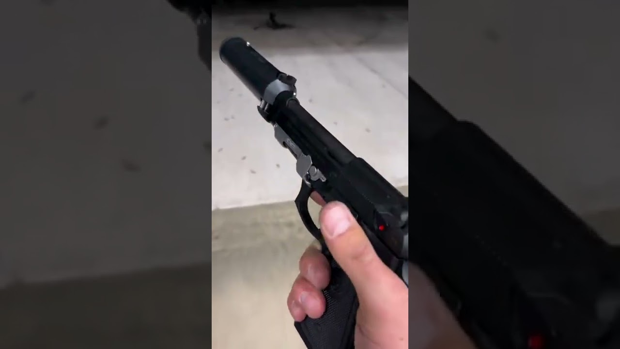 Quietest 9mm pistol? KAC XM9 - YouTube