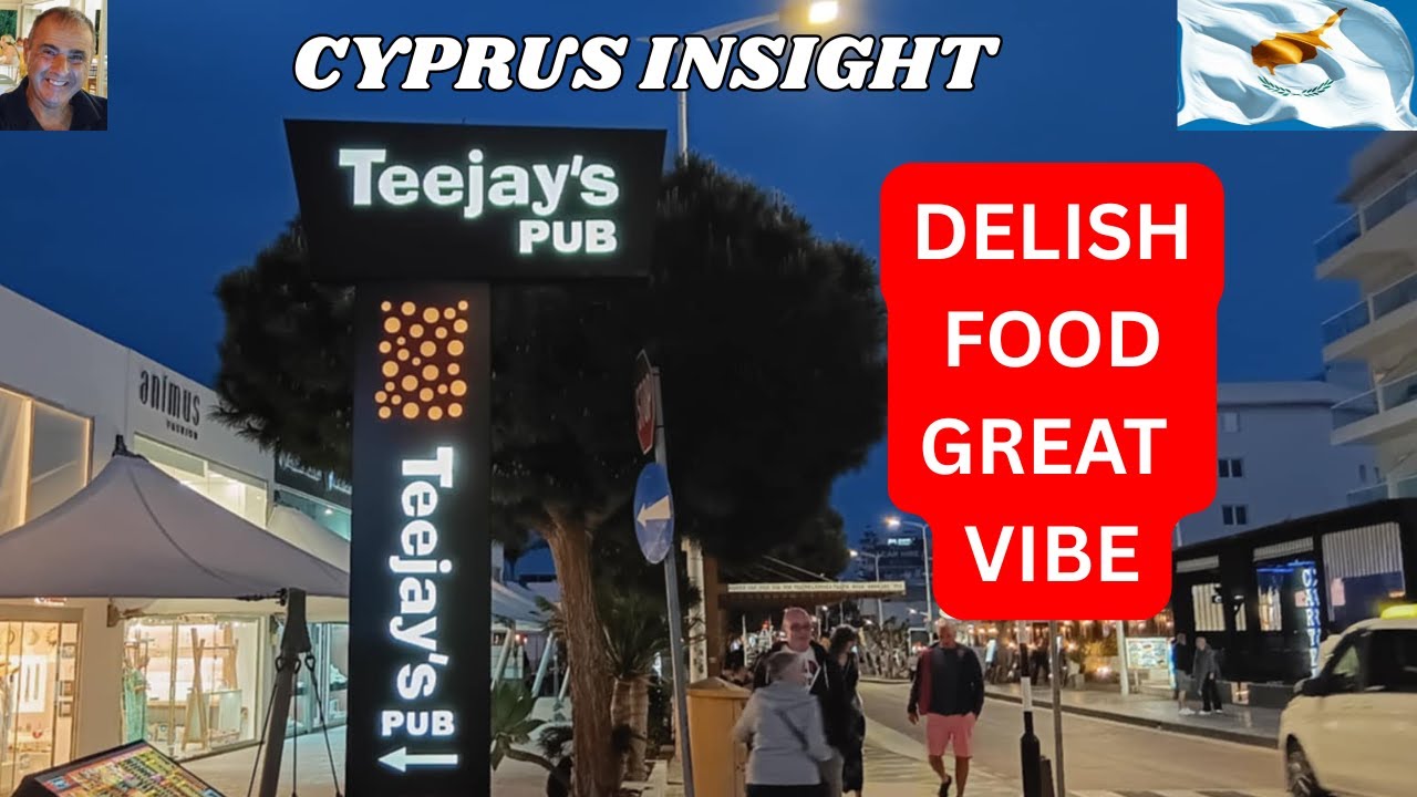 Teejay's Pub Protaras Cyprus - BEST Food, Beer & Entertainmnet. - YouTube