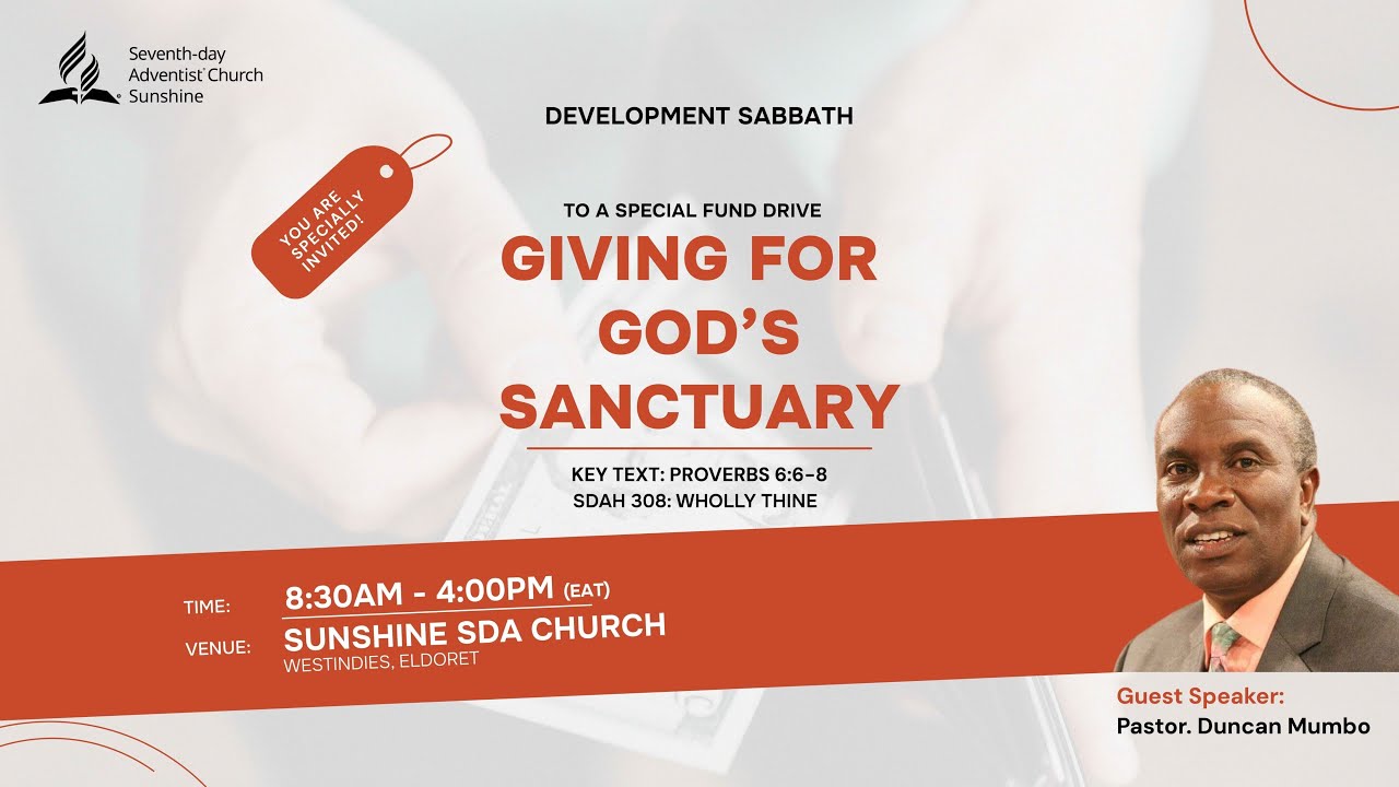 DEVELOPMENT SABBATH || GIVING FOR GOD'S SANCTUARY || 6TH APRIL 2024 ...
