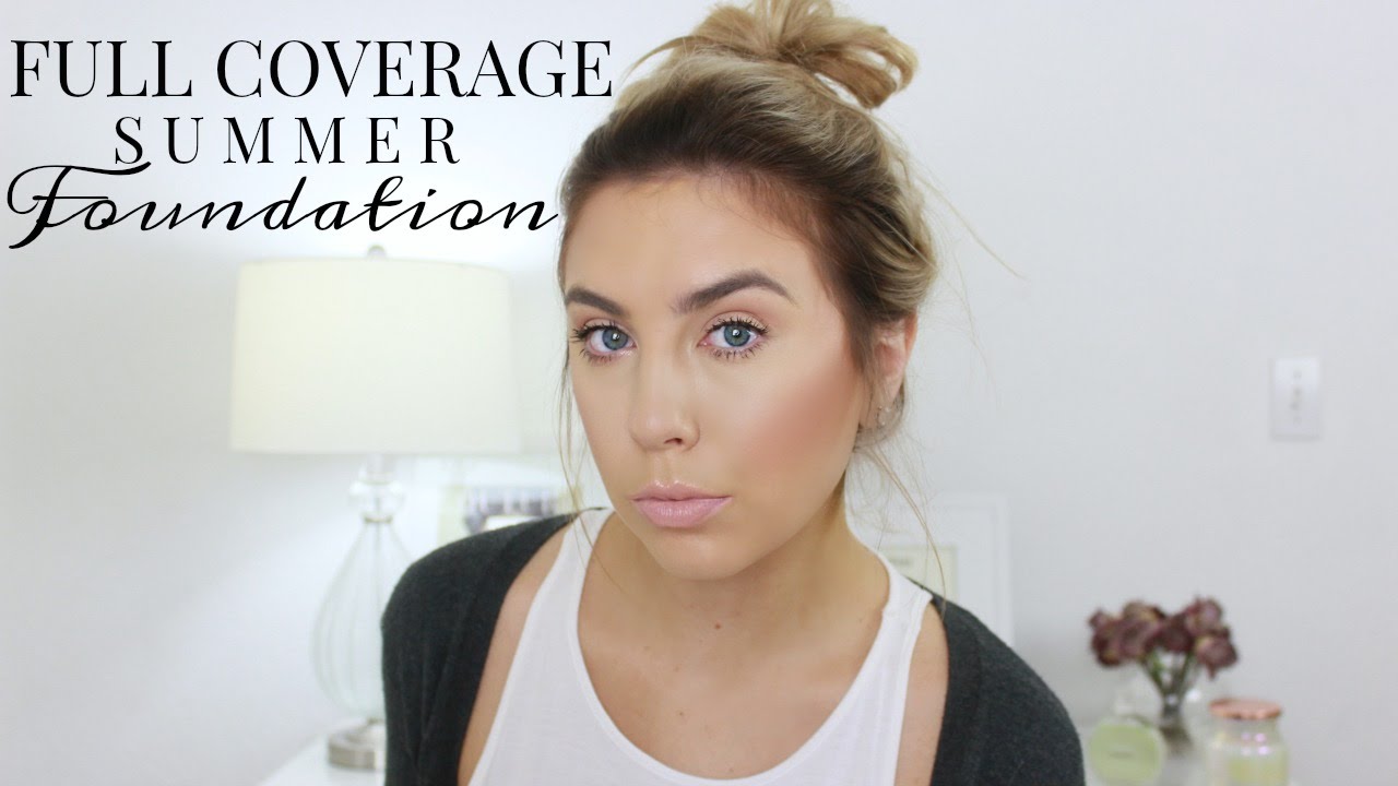 Summer Foundation Routine | Waterproof, Luminous, Full Coverage - YouTube