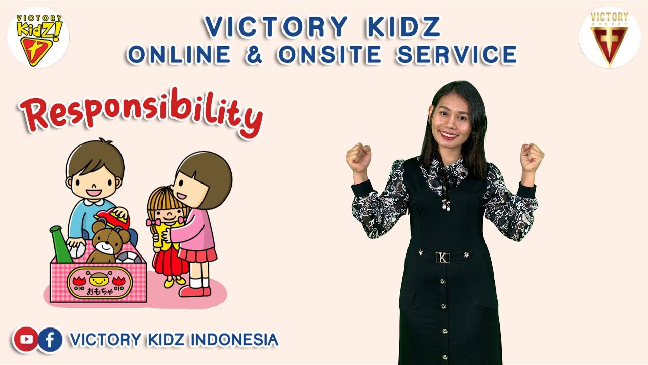 Ibadah Online Sekolah Minggu Victory Kidz "Responsibility" (Sunday, 22 ...