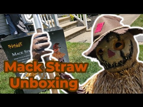 Spirit Halloween|Mack Straw Unboxing - YouTube