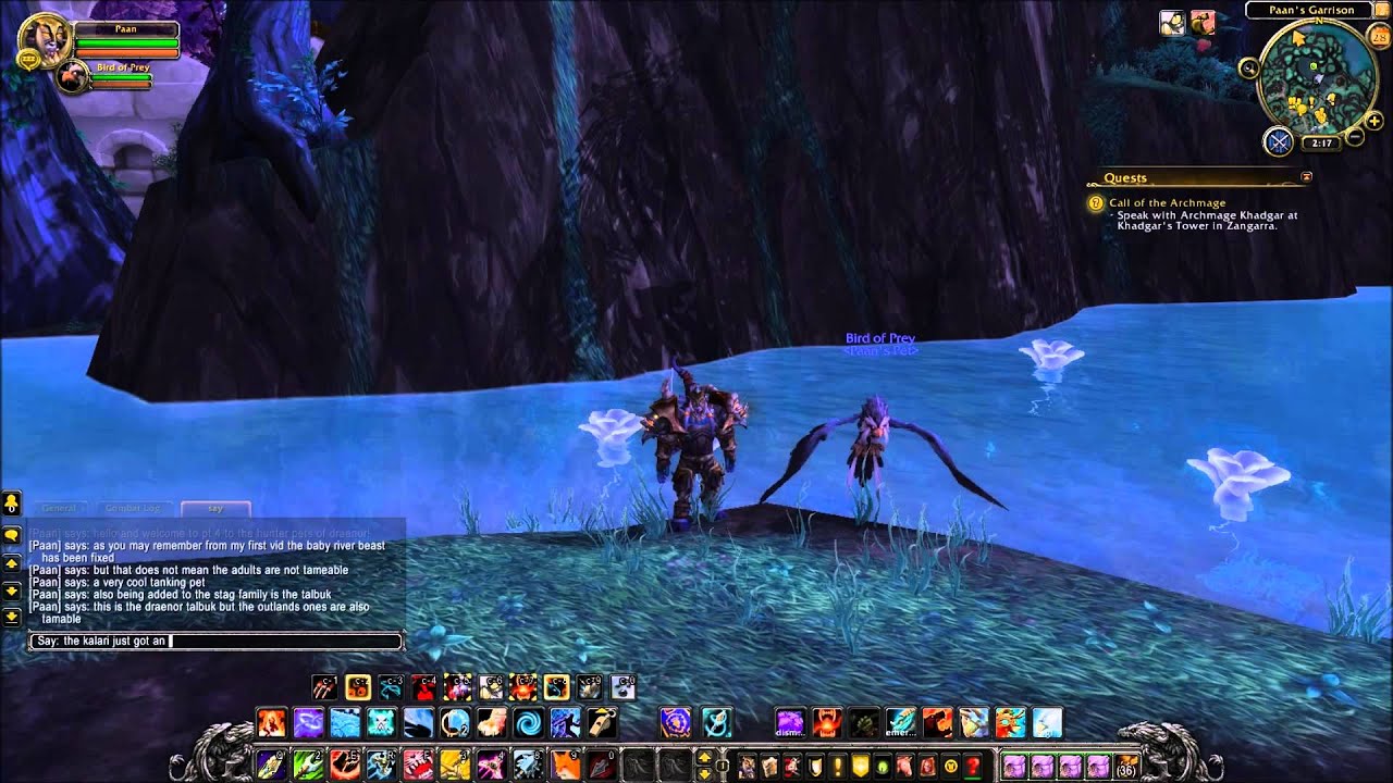 world of warcraft warlords of draenor hunter pets pt 4 - YouTube
