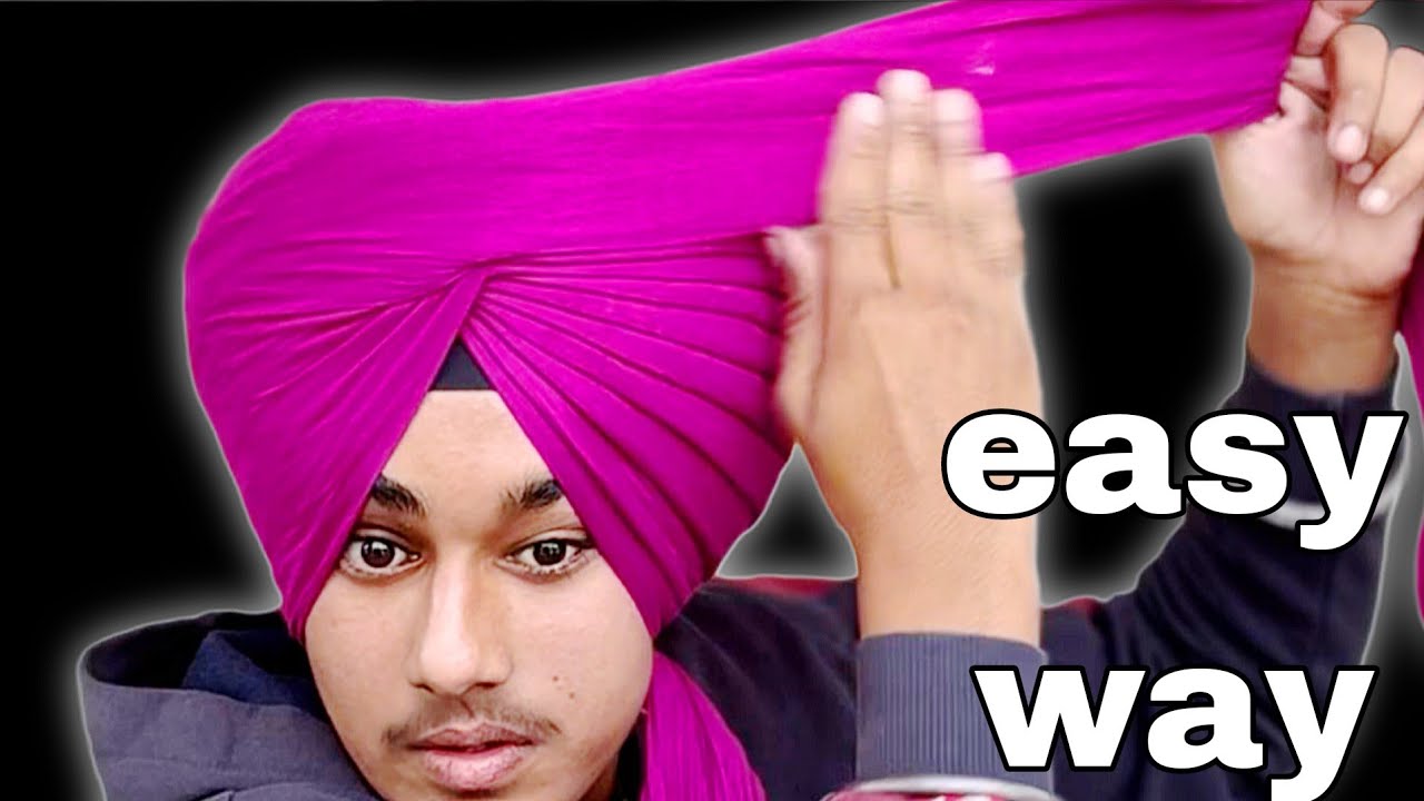 Amritsar Shahi Pagg Tutorial | Clean Layers & Creative Finishing ...