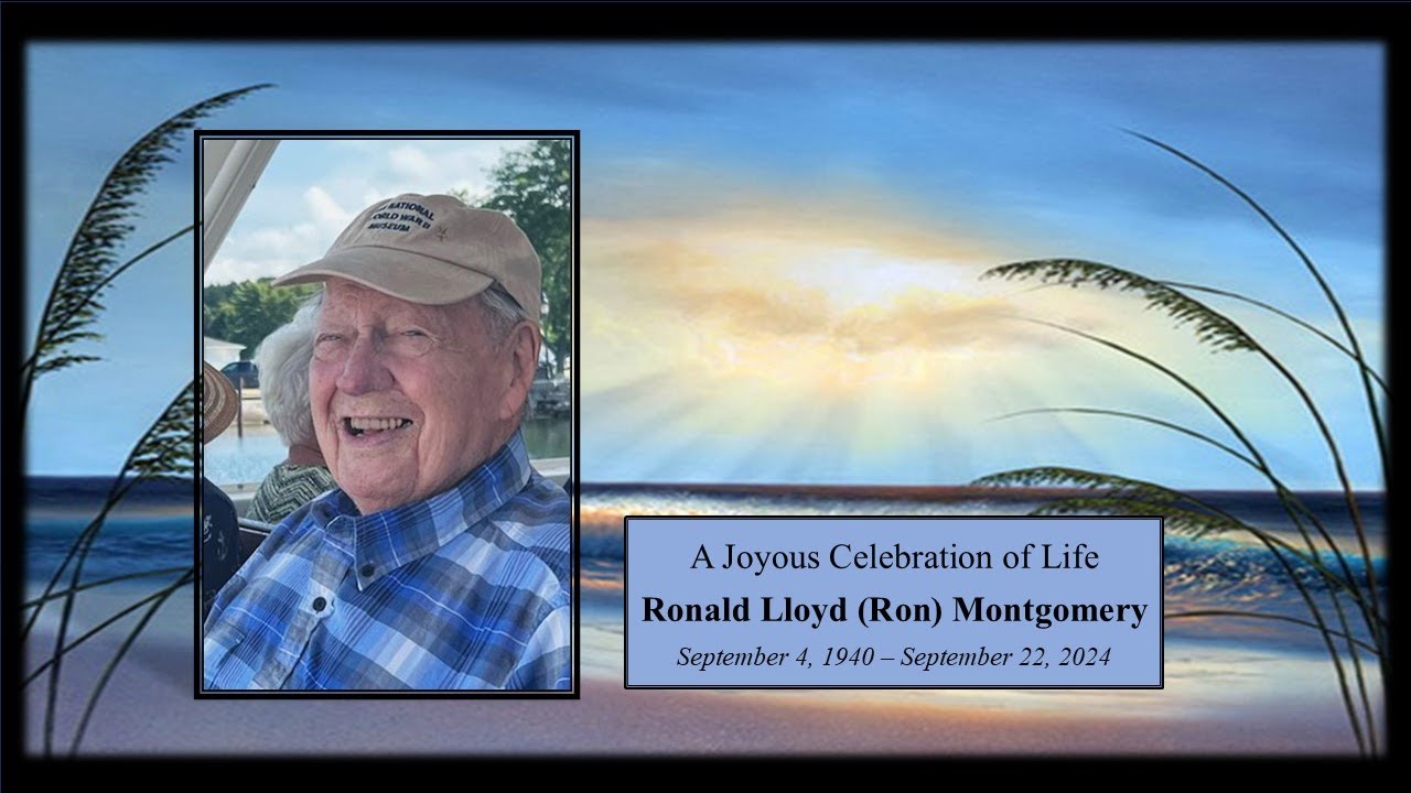 Celebration of Life = Ronald Montgomery -10-12-2024 - YouTube