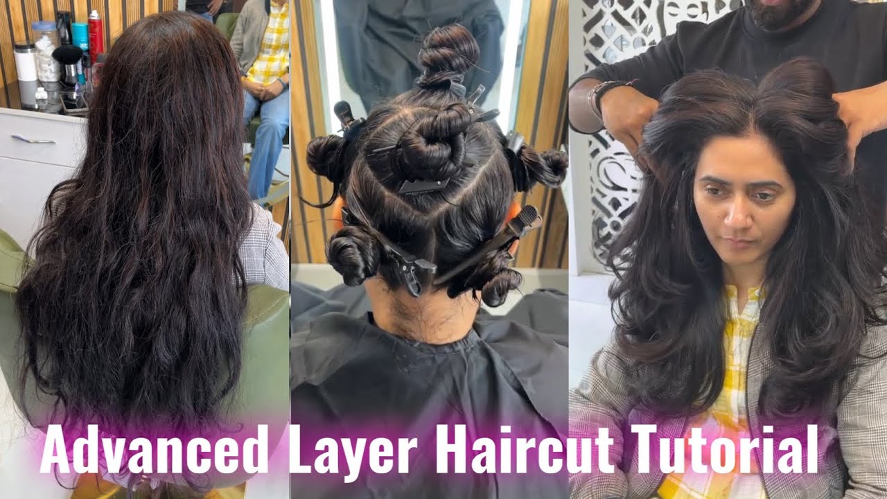 How to: Advanced Layer Hair Cut / Tutorial / Step-By-Step / Step With ...