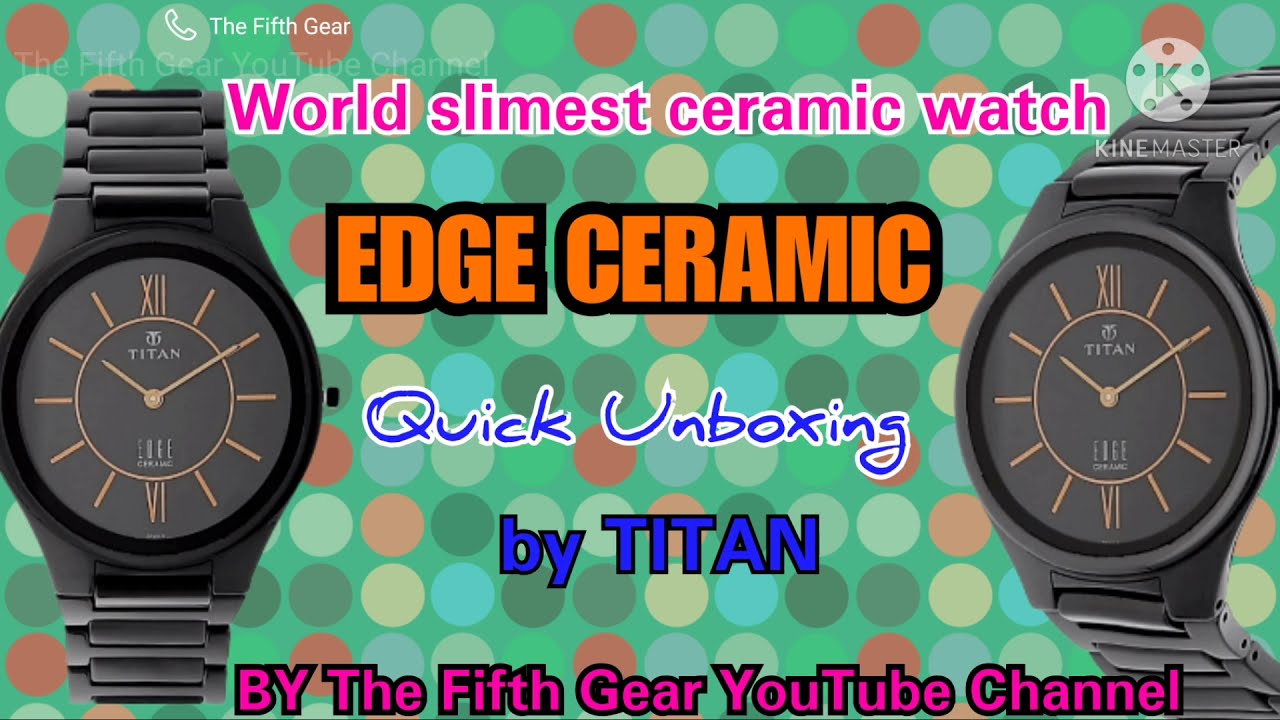 World slimest ceramic watch Unboxing - YouTube