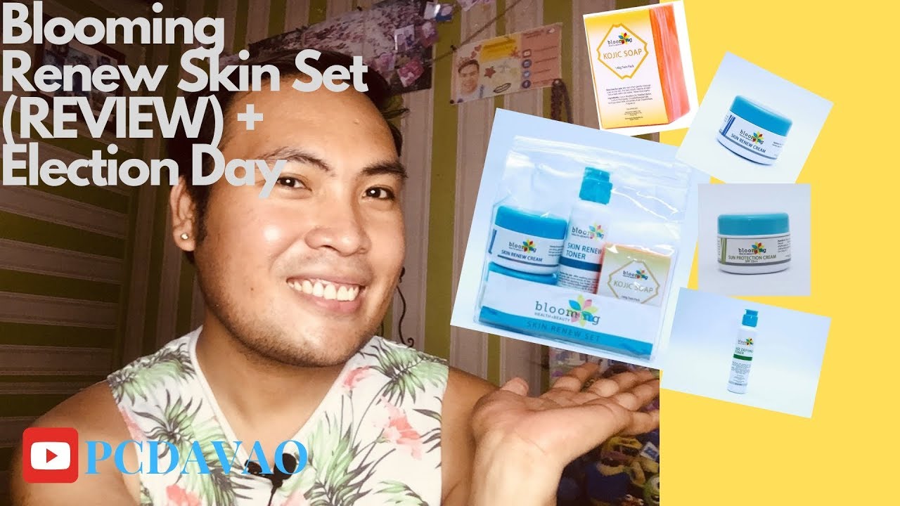 BLOOMING SKIN RENEW SET (REVIEW) + ELECTION DAY - YouTube