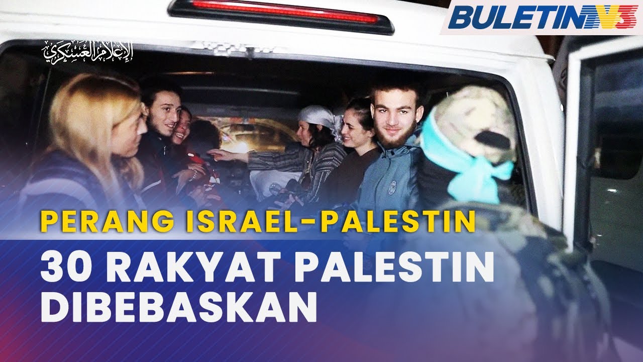 PERANG ISRAEL-PALESTIN | Hamas Bebaskan 16 Tawanan, 30 Rakyat Palestin ...