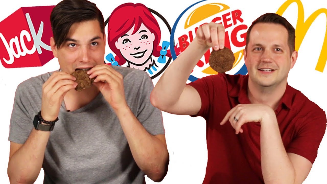 Fast Food Hamburger Patty Taste Test - YouTube