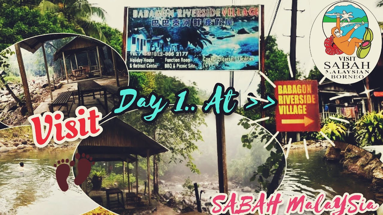 Mandi SUNGAI Di BABAGON RIVERSIDE VILLAGE..|| Time Hari Raya - Part1 ...