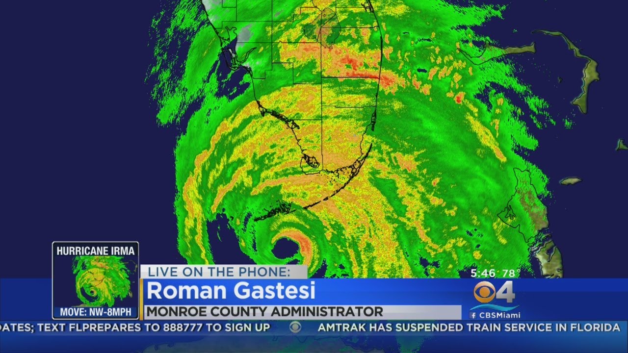 Monroe County Admin. Talks As Hurricane Irma Eye Nears Florida Keys ...