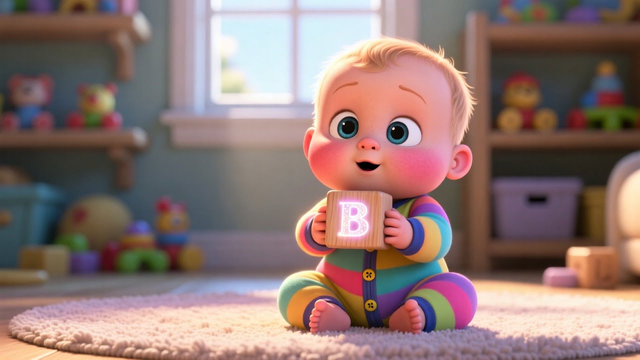 Wooden Block Castle With Baby | Nursery Rhyme Song for Kids - YouTube