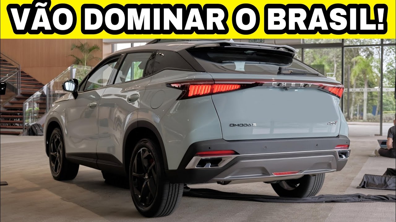 5 CARROS CHINESES QUE VEM PARA DOMINAR O BRASIL EM 2024! - YouTube