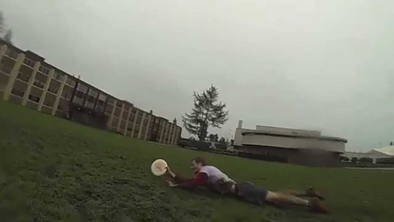 Ultimate Frisbee Layout at 240 FPS - YouTube