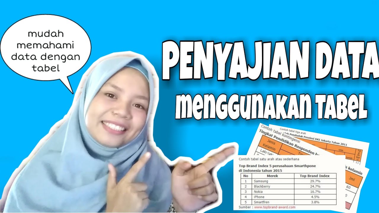 PENYAJIAN DATA DENGAN TABEL| Membaca data dengan mudah - YouTube