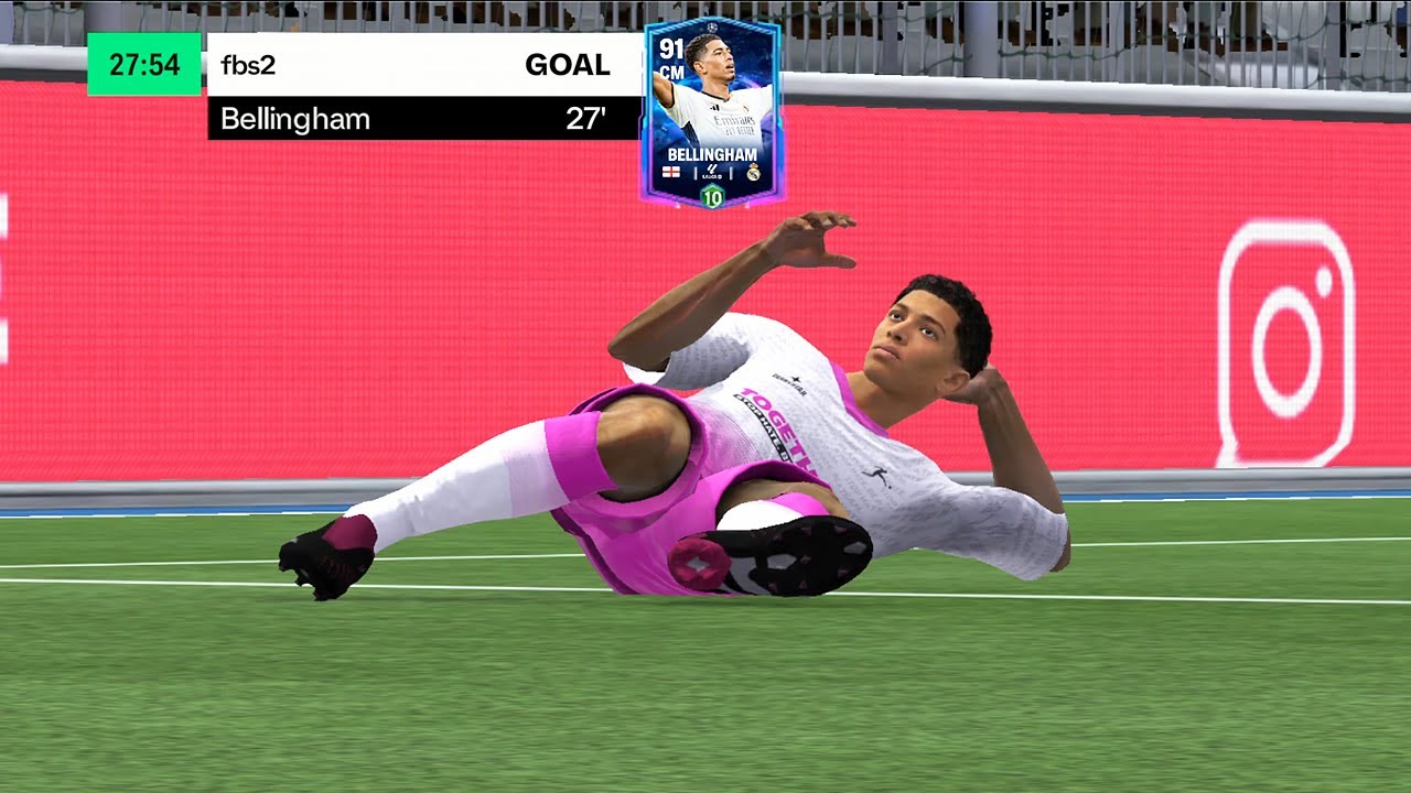 Jude Bellingham Center Attack Quick Sprint - EA FC 24 Mobile FIFA [4K ...
