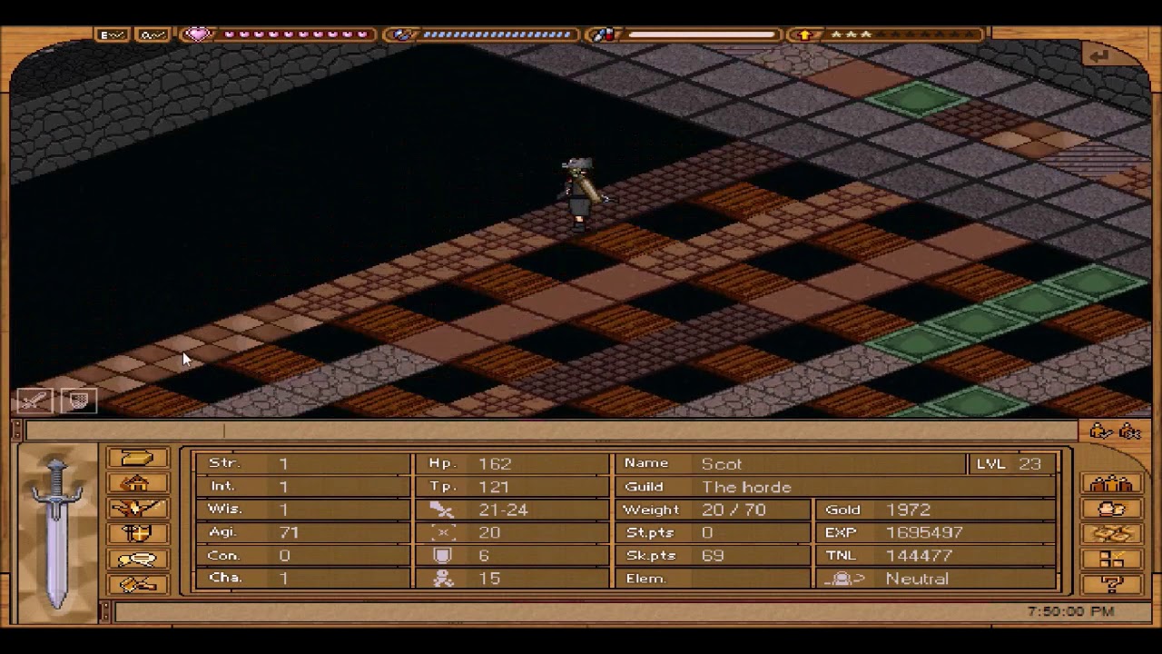Endless online clone - Maze - YouTube