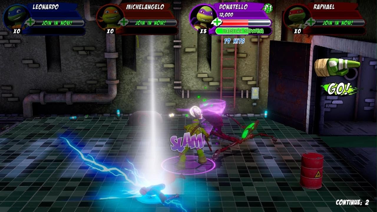 Teenage Mutant Ninja Turtles Arcade: Wrath of the Mutants - Sewer Level ...