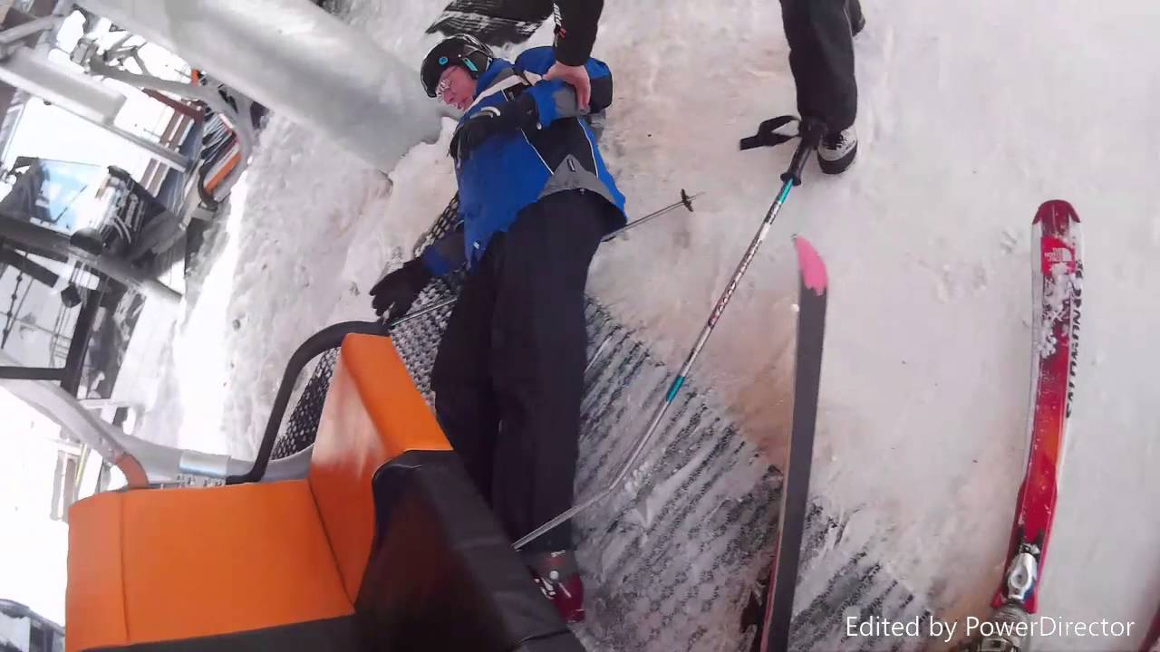 Ski Lift Fail - YouTube