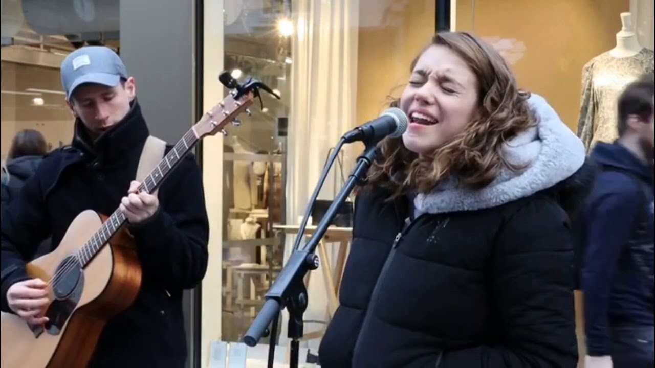 Allie Sherlock live songs on the streets - YouTube