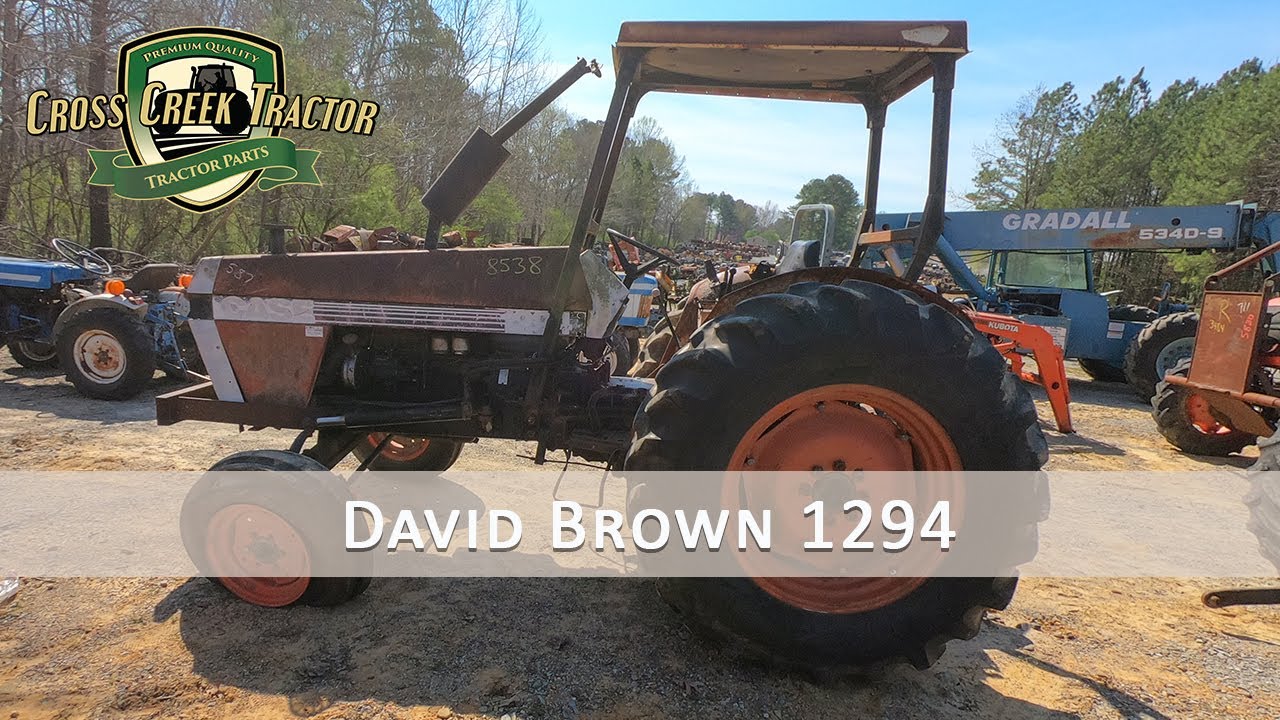 David Brown 1294 Tractor Parts - YouTube
