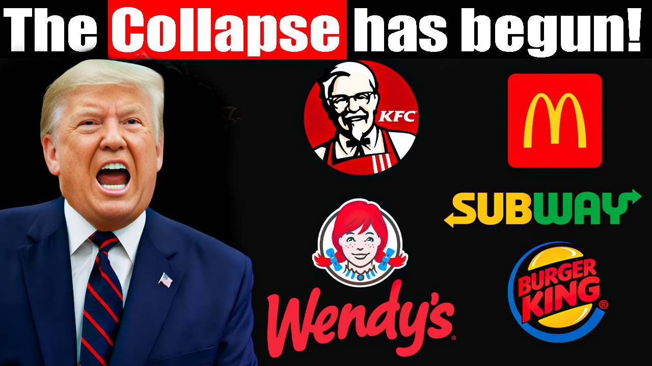 USA in Panic: 15 Major Fast Food Chains Facing Collapse by 2025 - YouTube