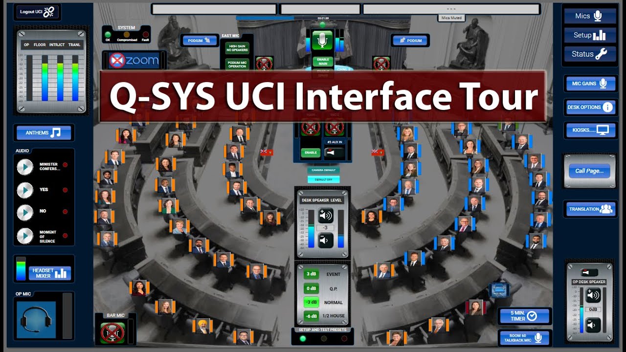 Q-SYS UCI Interface Tour – Built for AV Pros - YouTube