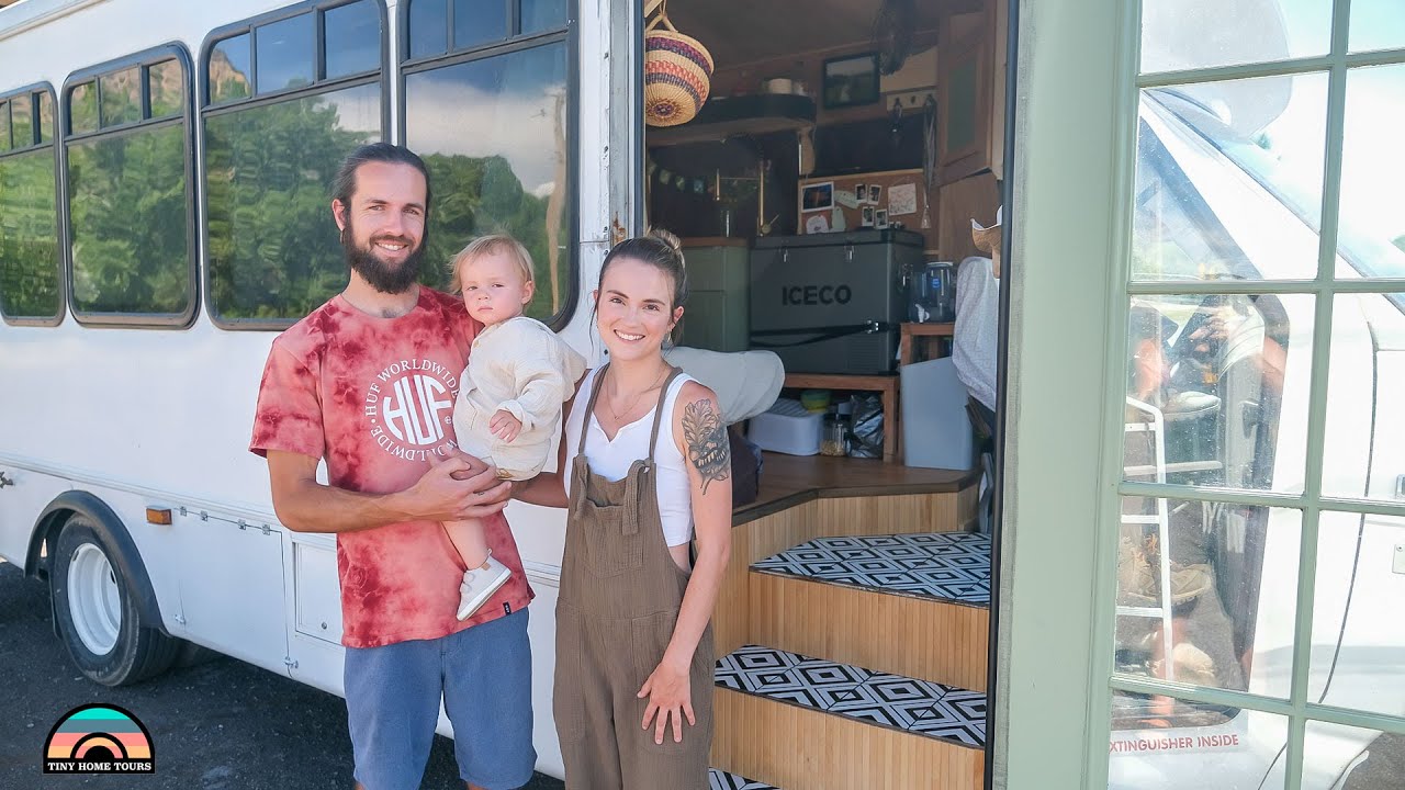 DIY Shuttle Bus - Raising a Baby on the Road - YouTube