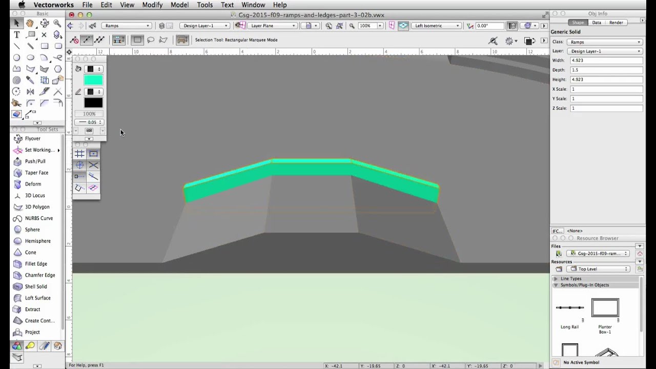 Freeform Modeling - Ramps and Ledges Part 3 - YouTube
