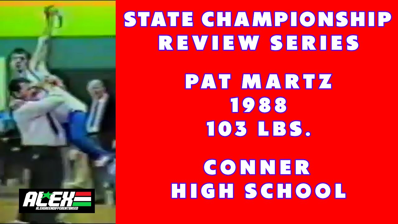 State Wrestling Championship match review w/ Pat Martz (Conner; 1988 ...