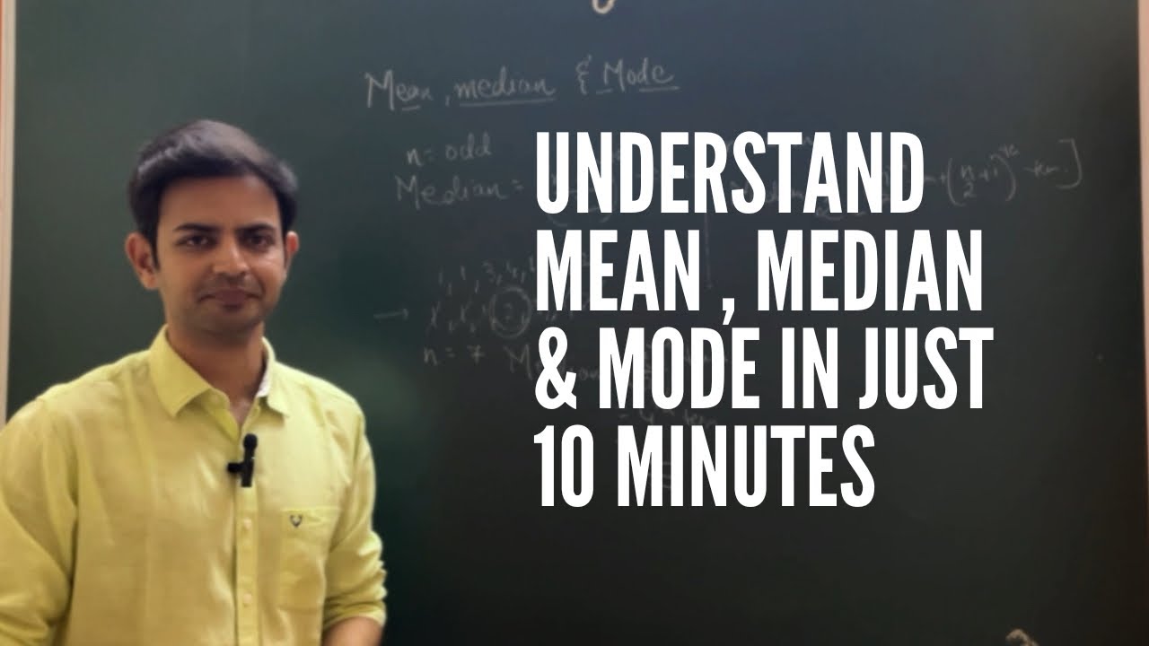 Mean Median And Mode | Class 9 & 10 | CBSE | ICSE Statistics #cbse # ...