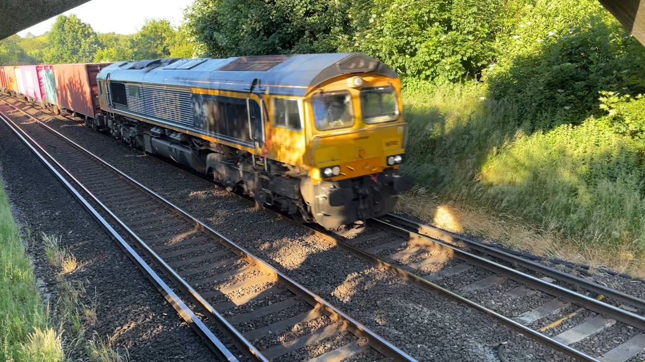 Class 66 | 66741 'Swanage Railway' | GB Railfreight - GBRf - YouTube