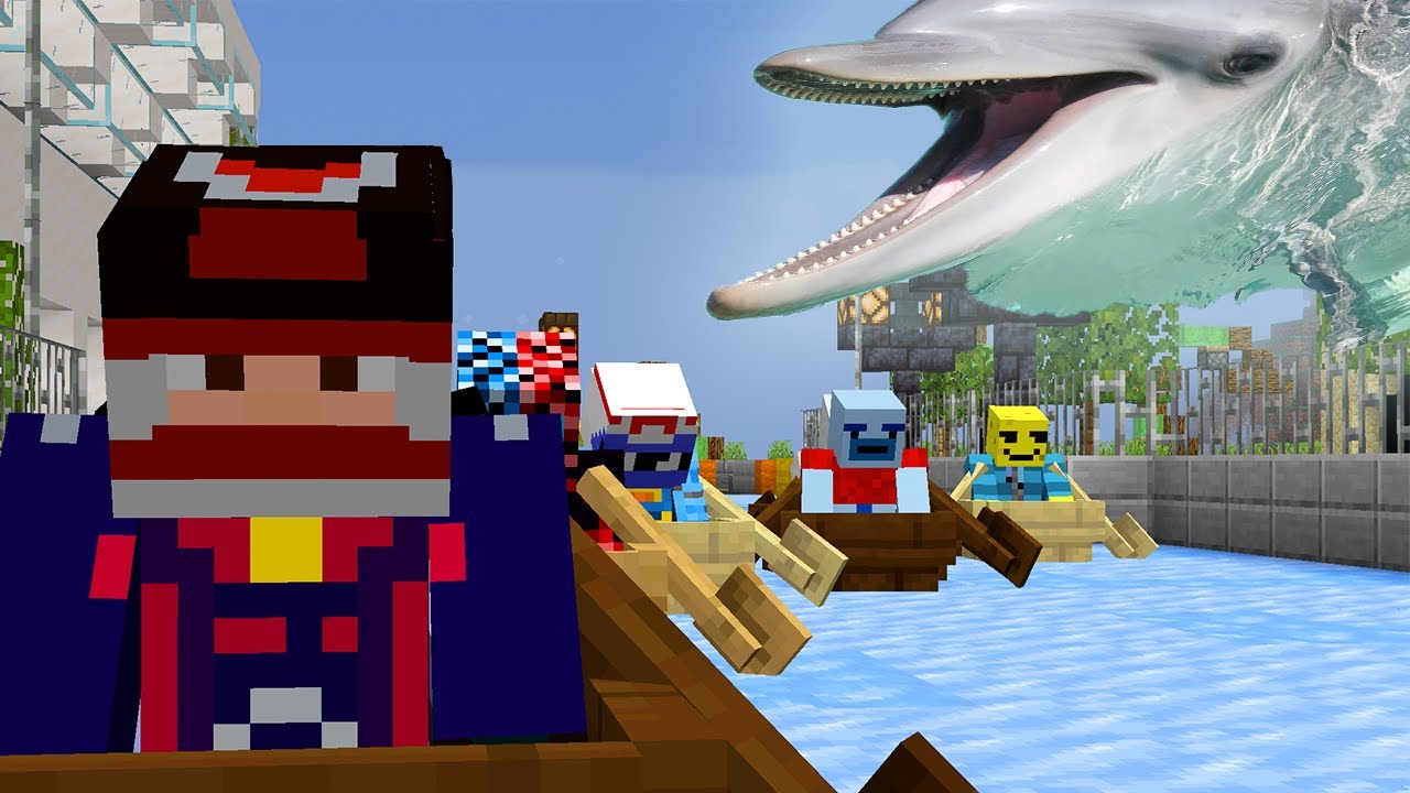 The RIGGED Minecraft F1 Boat Race of Monaco - YouTube