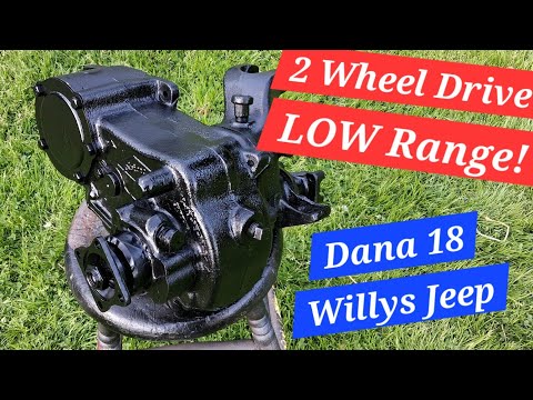 HOW TO: 2 Wheel Drive LOW Range | Dana 18, Willys Jeep