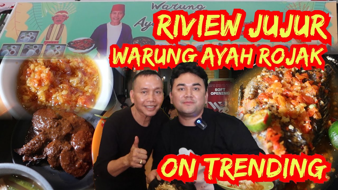 WARUNG AYAH ROJAK BIKIN GEGER DEPOK‼️PECAK IKAN PEDESNYA BEDA DARI YANG ...