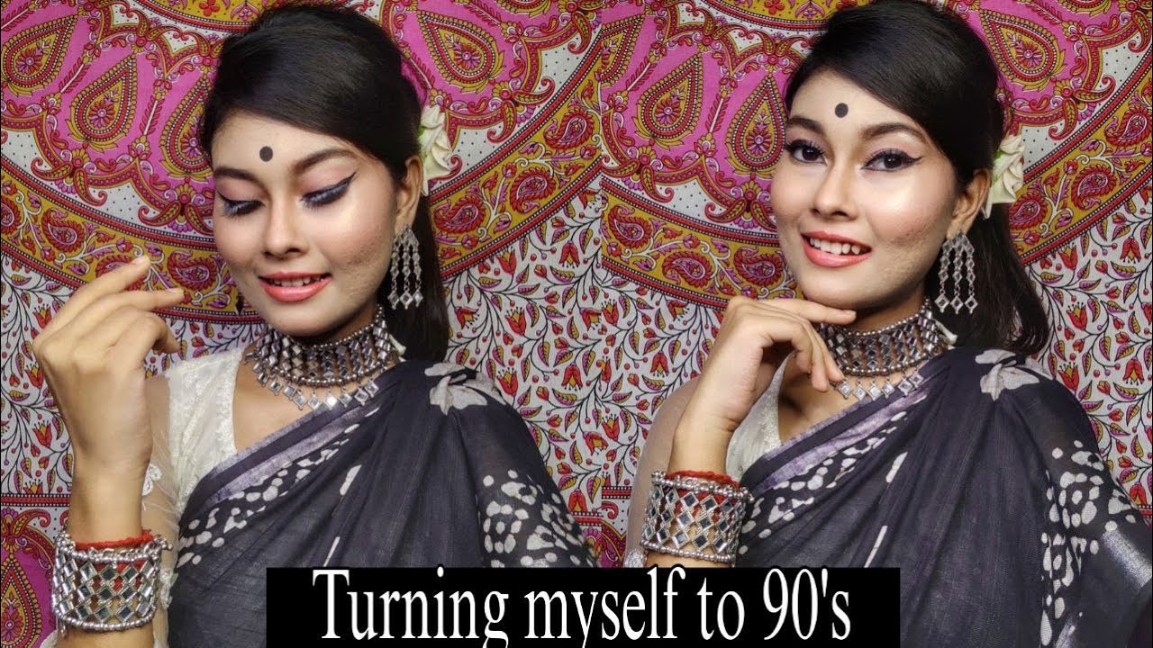 I got myself a 80's Heroine Makeup/ Easy Eyeliner Makeup for Festives ...